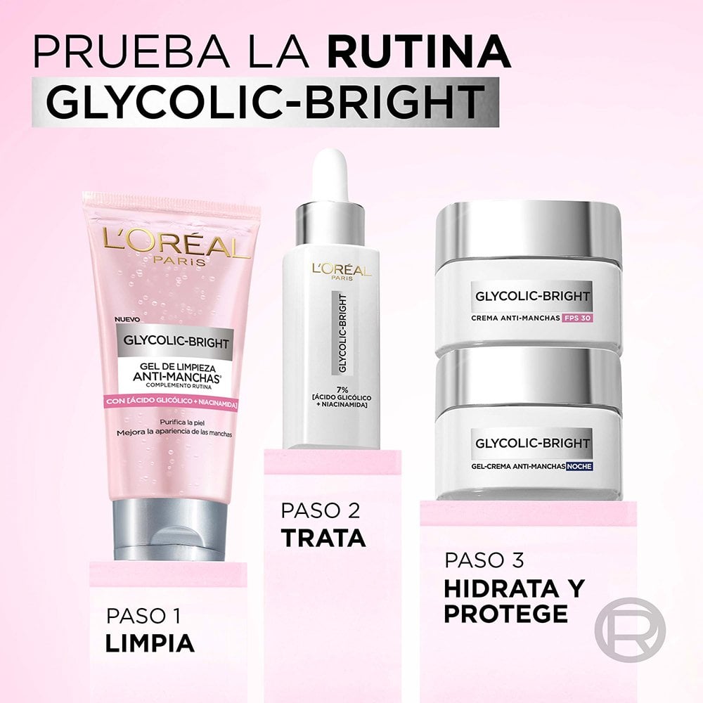 Ácido glicólico y niacinamida: piel radiante | L'Oréal Paris