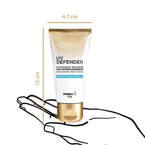 Crema facial hidratante FPS 50+ UV Defender | L'Oréal Paris
