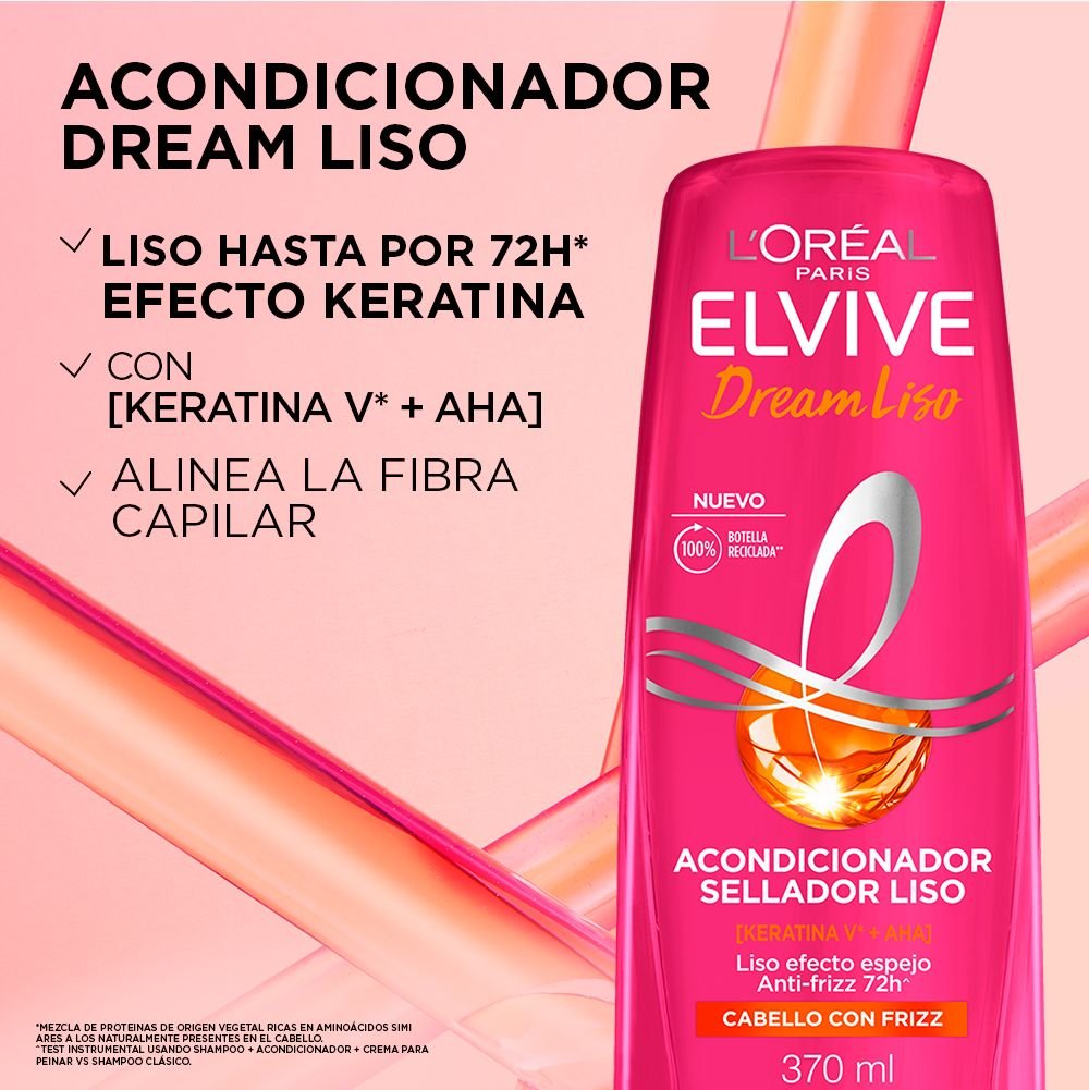 Línea Elvive Dream Liso: para cabello con frizz | L'Oréal Paris